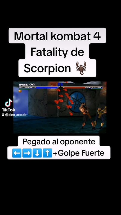 mortal kombat 4 scorpion fatality - YouTube