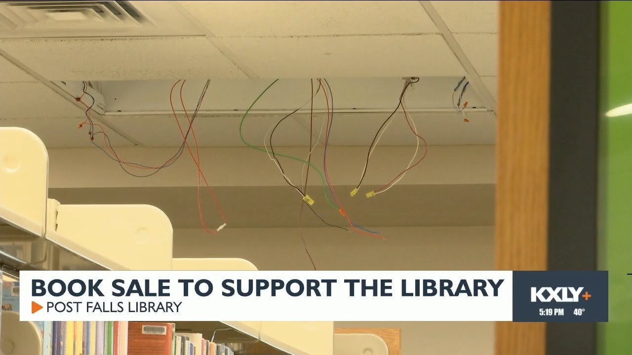 Book sale to support Post Falls library - YouTube