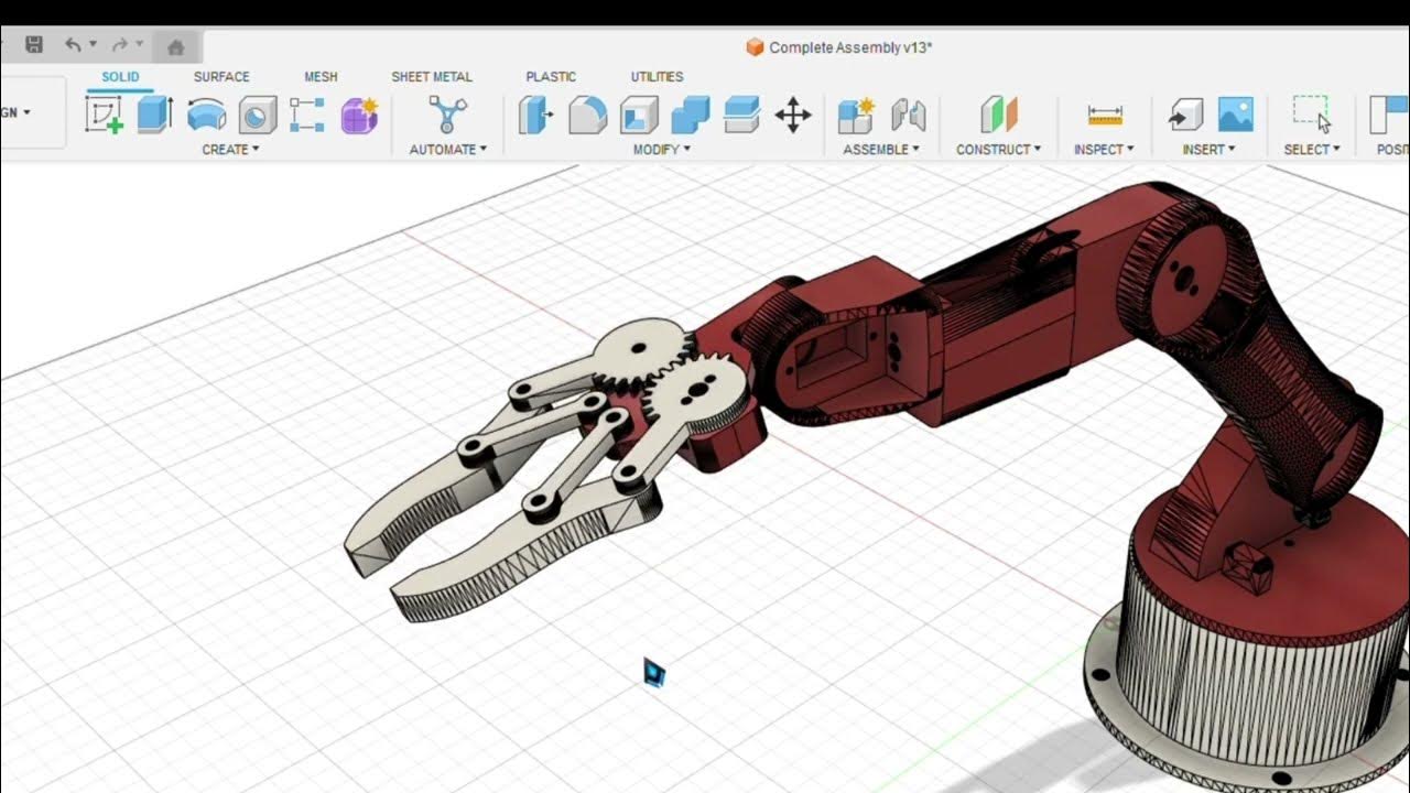 3D printed Pick and Place Robotic arm - YouTube