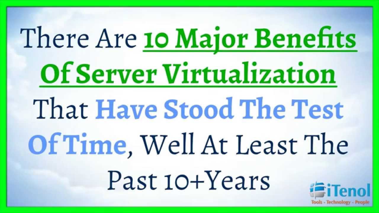 Server Virtualization Benefits - (877) 948-3665 - VMware Consultant Houston - YouTube