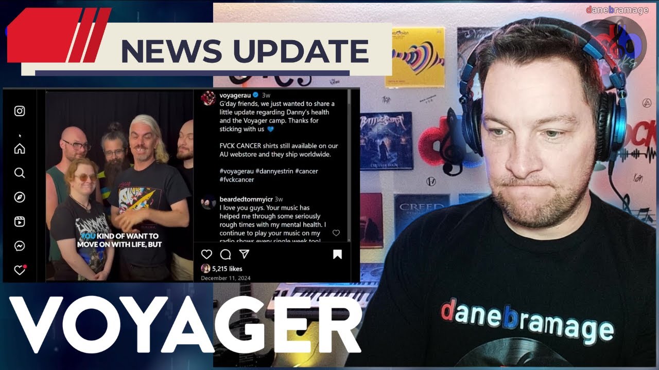 Danny Estrin from Voyager 🇦🇺 gives update on his cancer battle ...