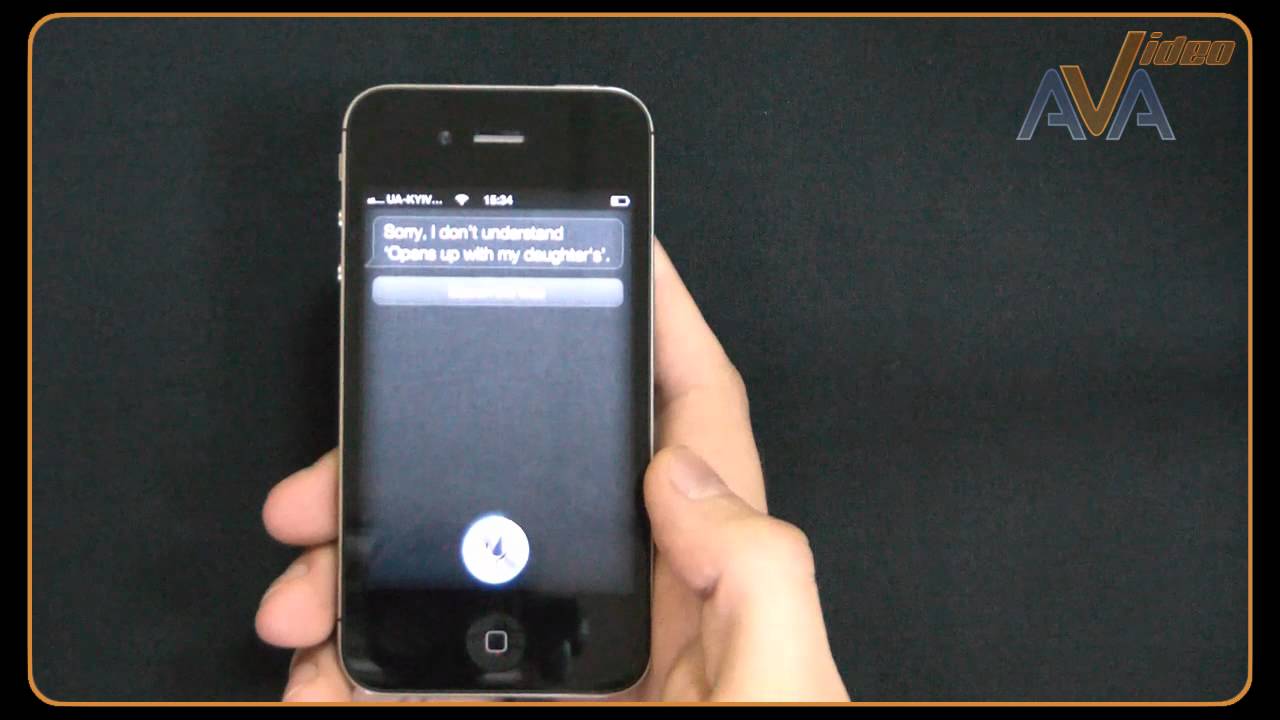 Iphone 4S Асистент Siri - YouTube