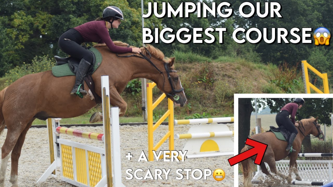 JUMPING OUR BIGGEST COURSE YET 😱 - YouTube