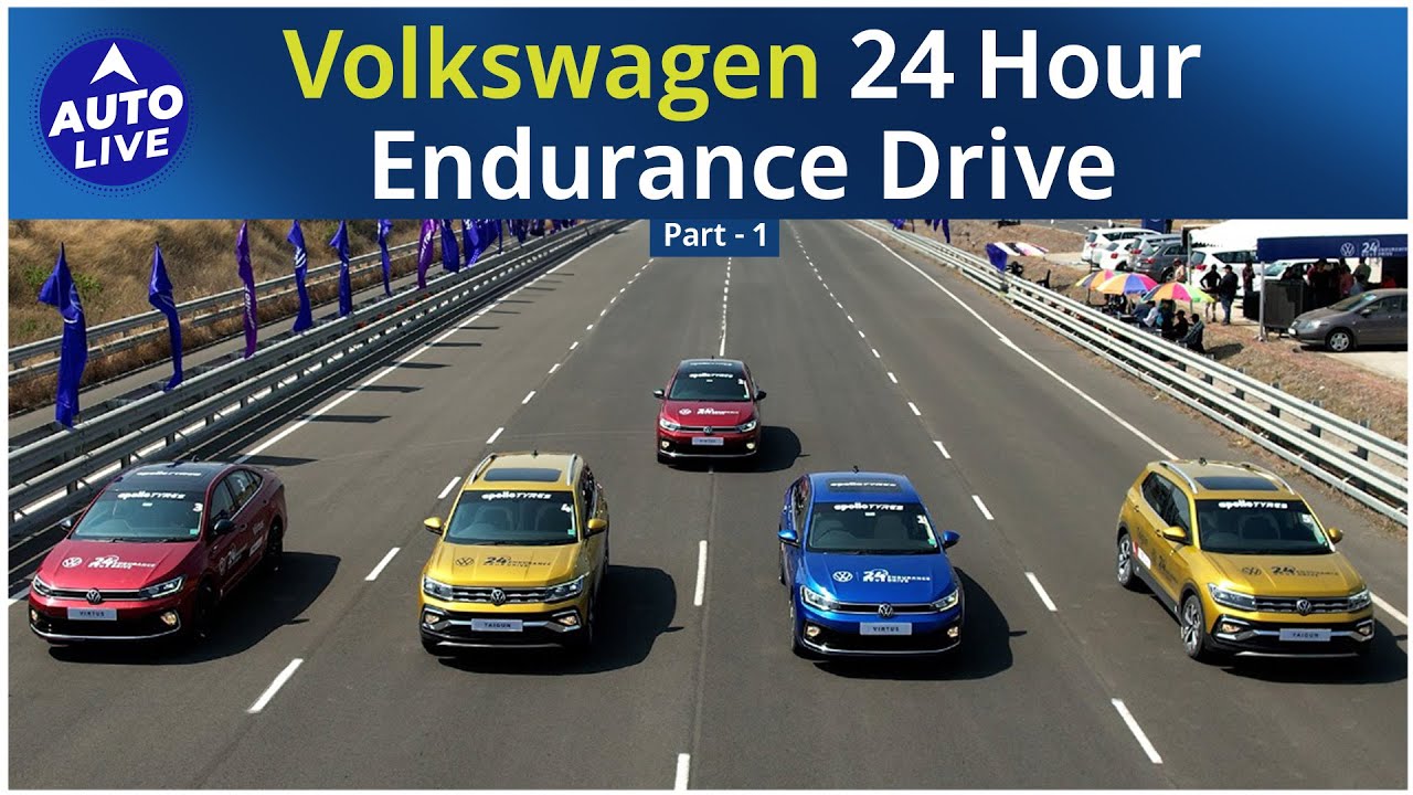 Volkswagen 24 hour endurance drive with Taigun and Virtus | Part 1 ...
