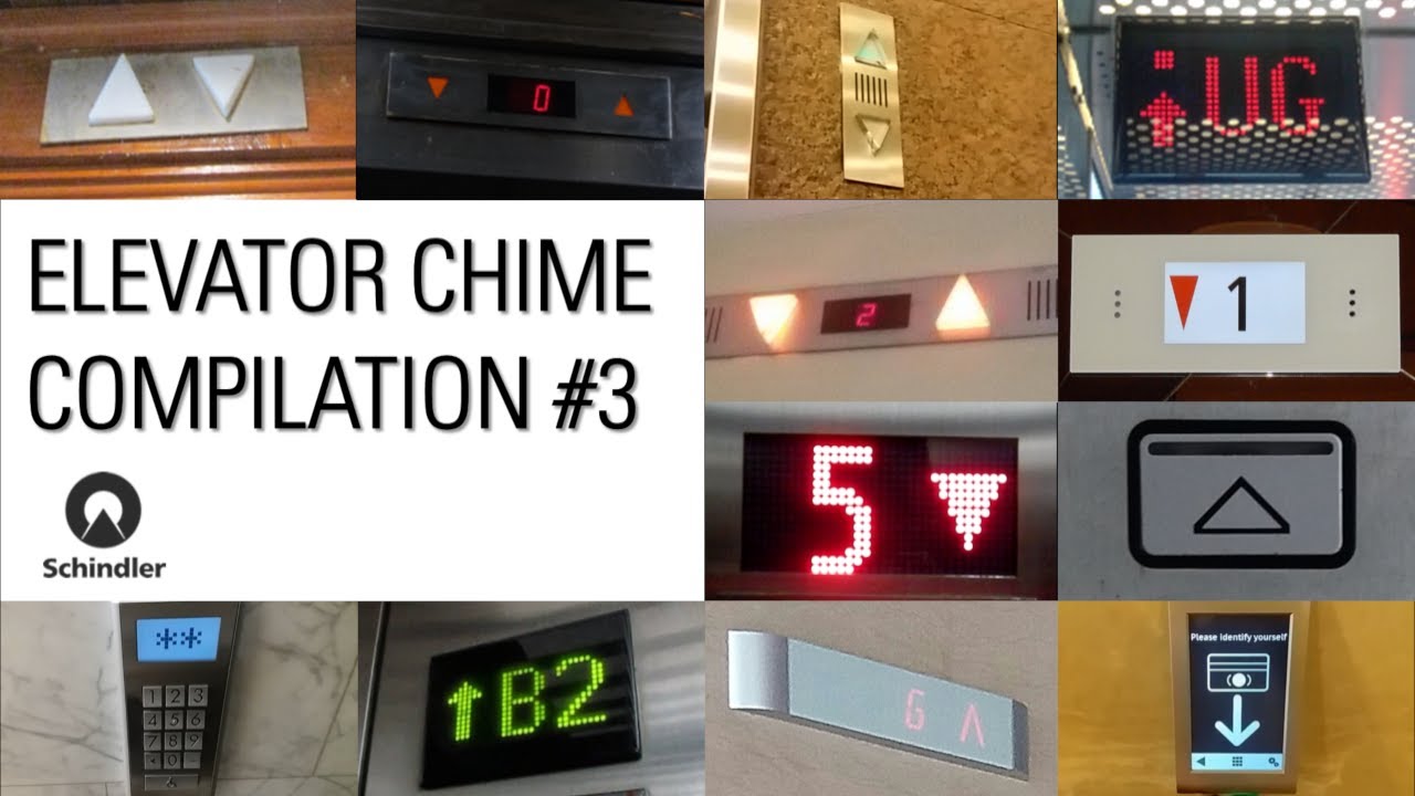 Elevator Chime Compilation #3 - Schindler - YouTube