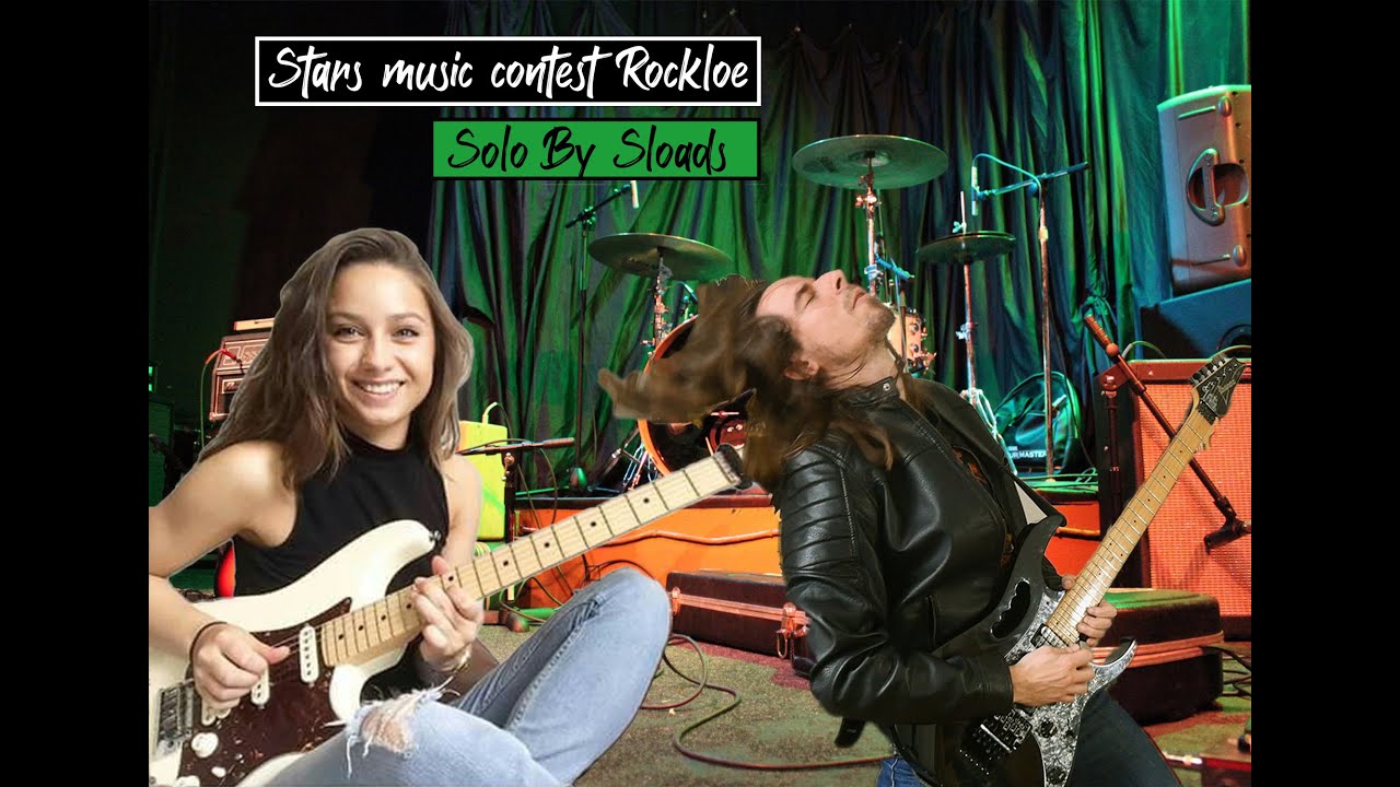 #StarsMusicContest - Solo by Sloads and rhythm by #rockloe - YouTube