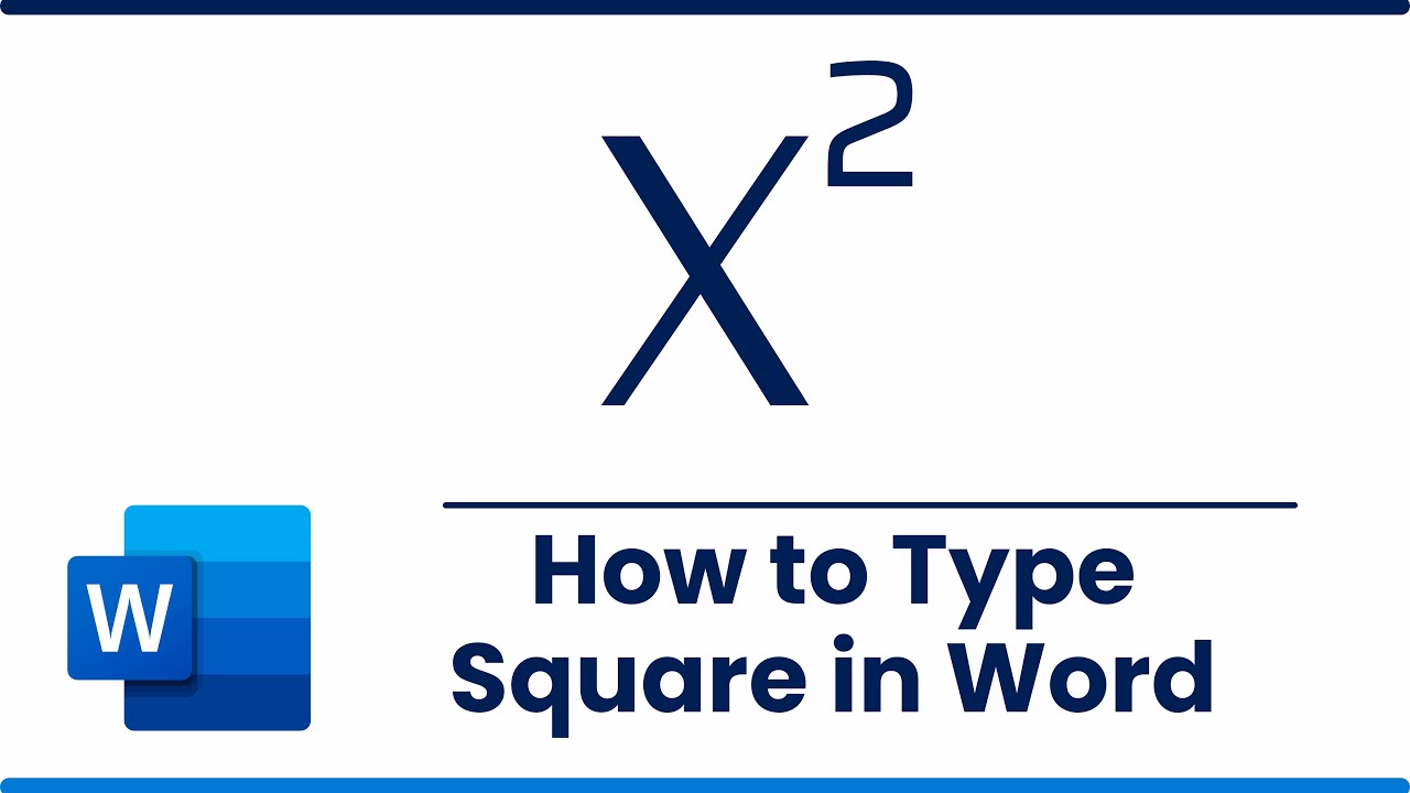 How To Type Square In Word YouTube How To Type Square In Word YouTube