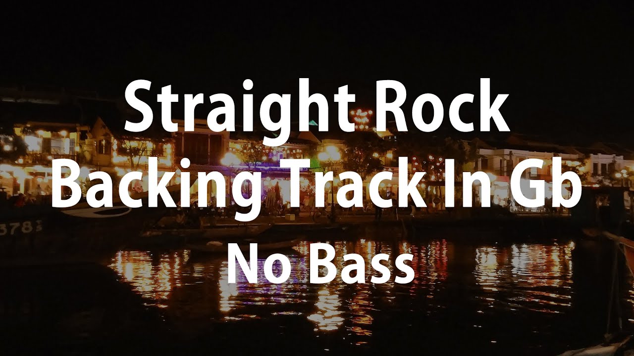 JWM - Straight Rock Backing Track In Gb (No Bass) - YouTube