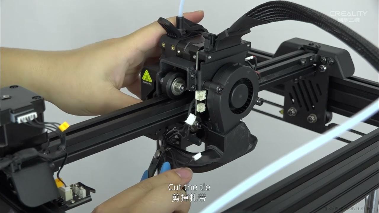 Service tutorial Ender - 5 S1 replace the hotend kit - YouTube