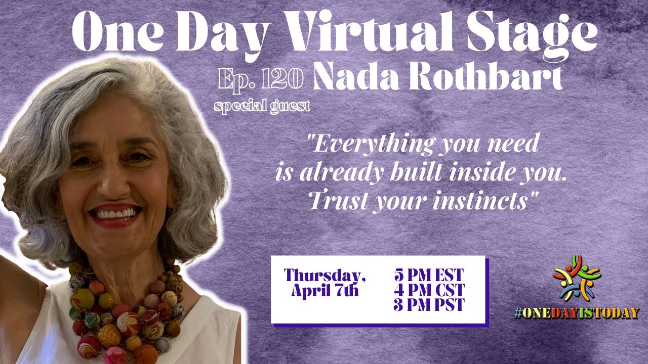 One Day Virtual Stage: #120 - Nada Rothbart - YouTube