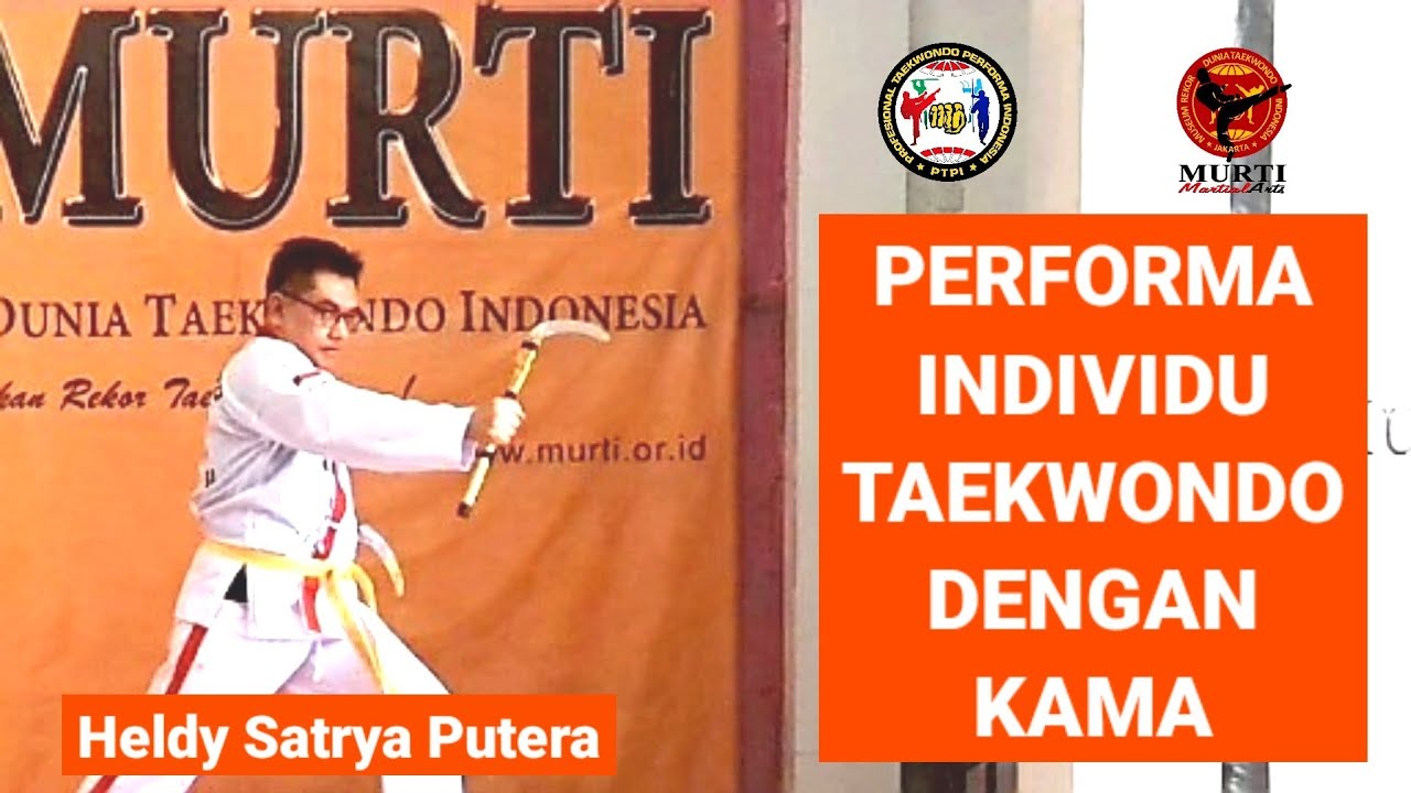 Heldy Satrya Putera | PIT Kama Tingkat 1 | #PTPI #dojang #taekwondo # ...