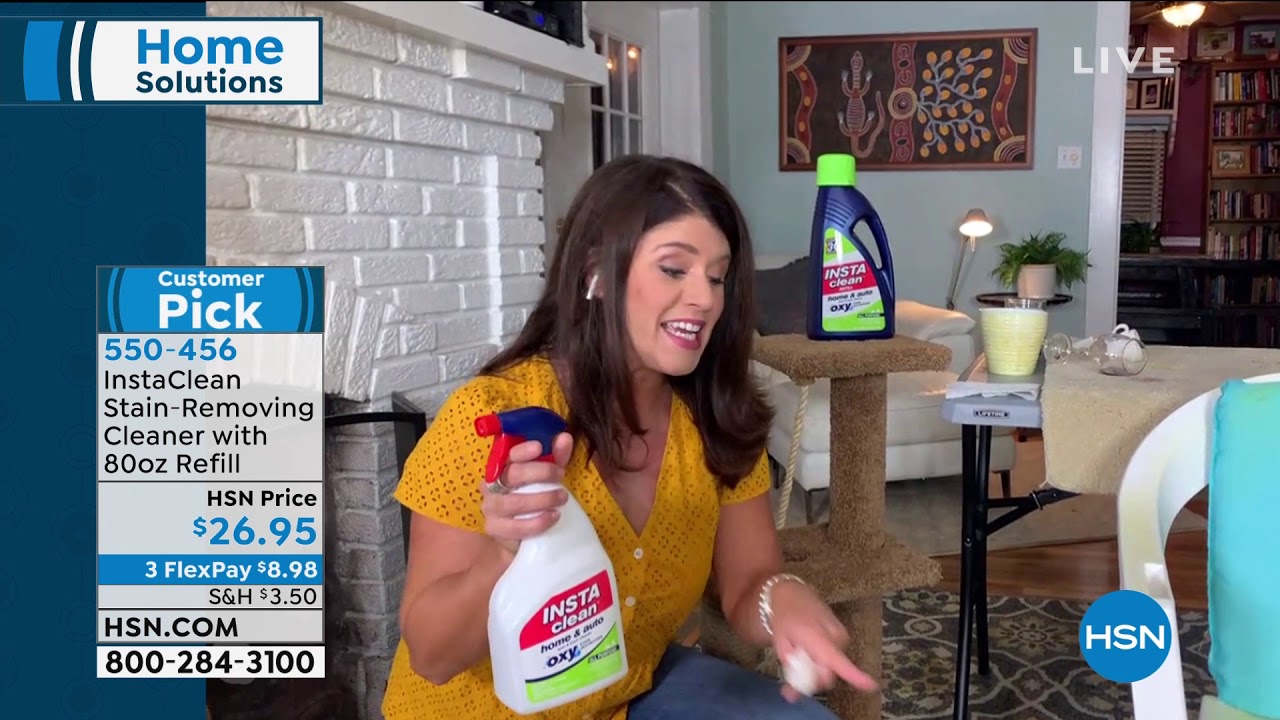 InstaClean StainRemoving Cleaner with 80 fl. oz. Refill - YouTube