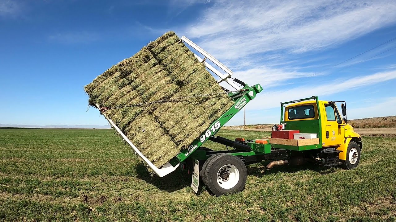 The start of the hay season is here!! - YouTube