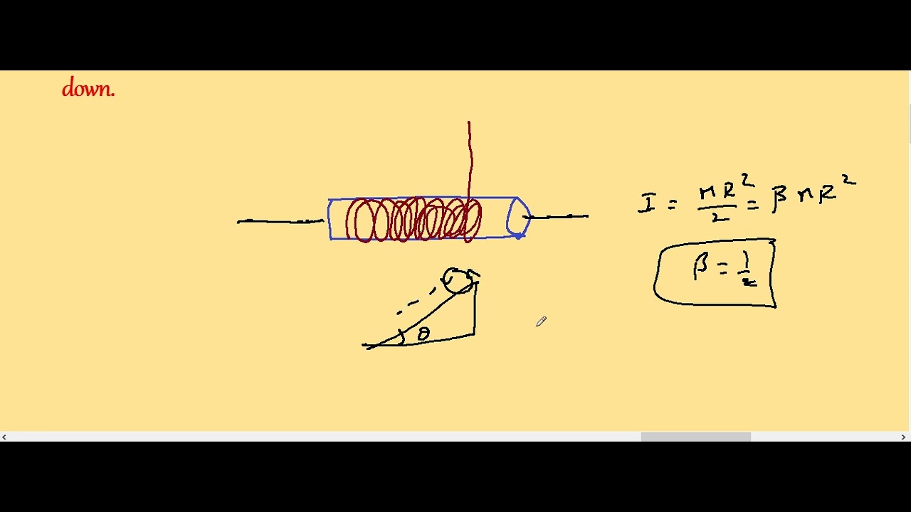 9 Rolling Motion on inclined plane 1.3 | Rotatory Motion | Inter (+1 ...
