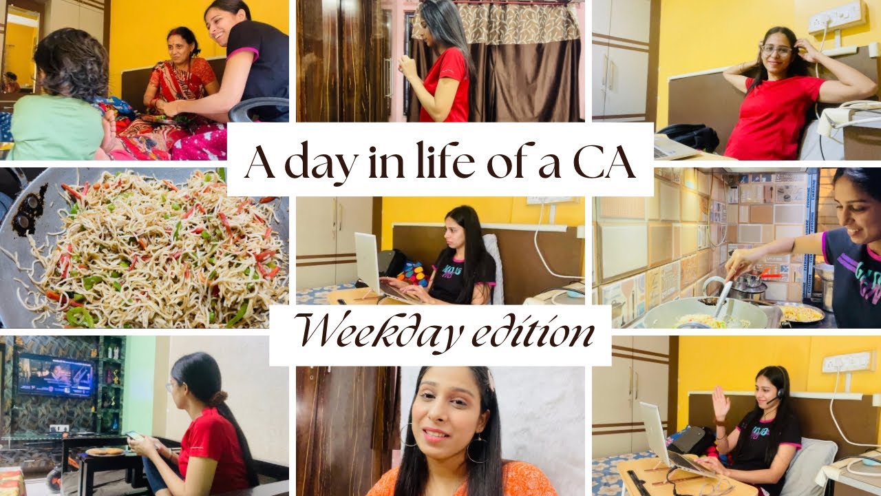 A day in life of a CA | chartered Accountant | Weekday Edition - YouTube