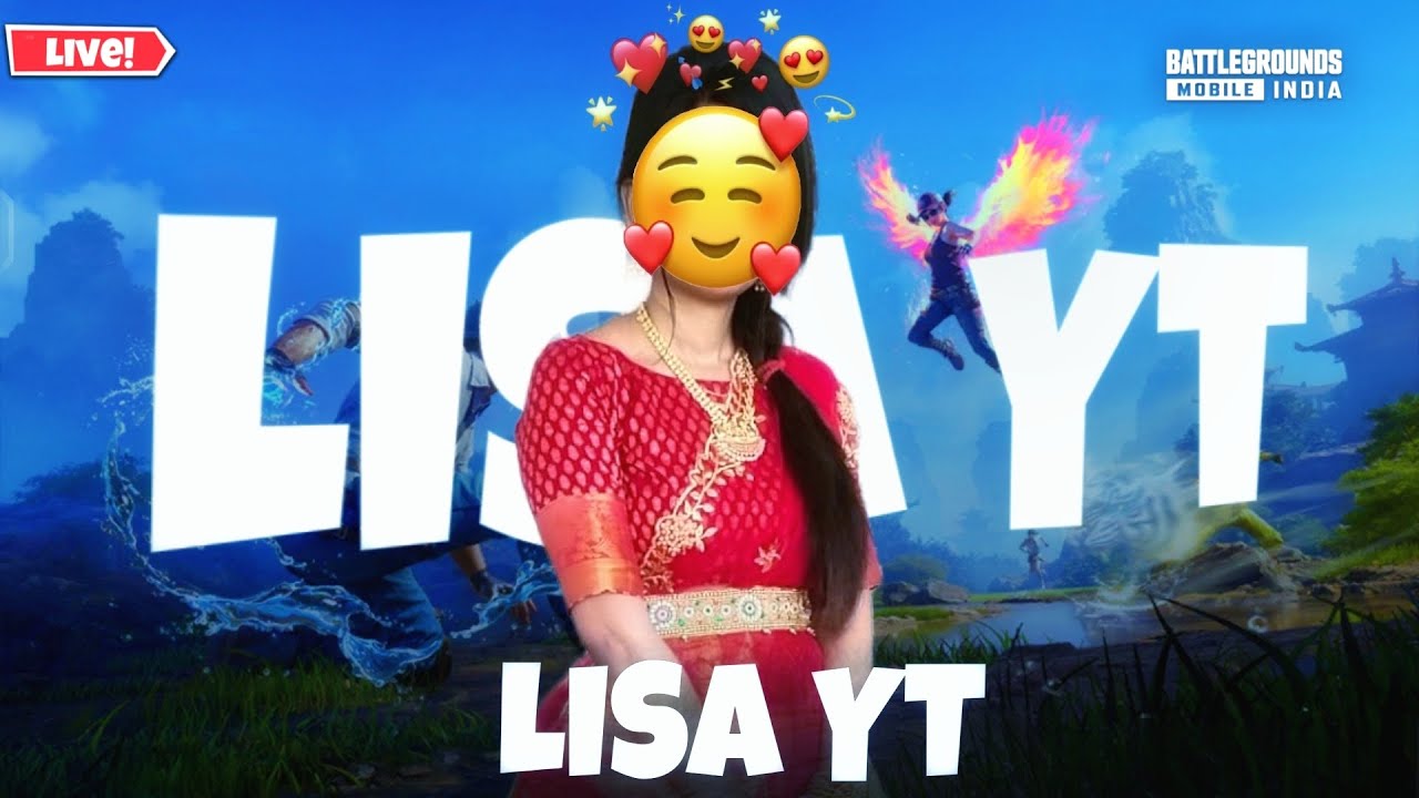 BGMI LIVE TELUGU 😍 | LISA YT ️#bgmi #bgmilive #girlgamer #pubgmobile # ...