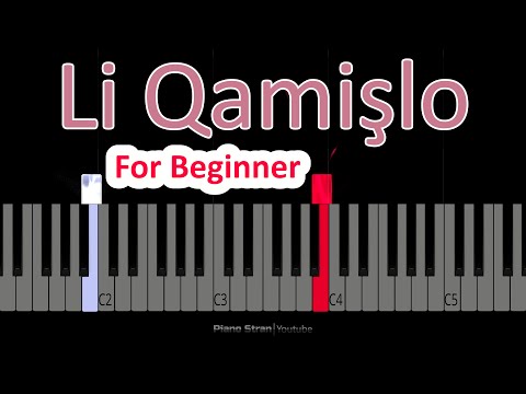 Li Qamişlo | Easy Piano Serie For Beginner | Simple Kurdish Melodies