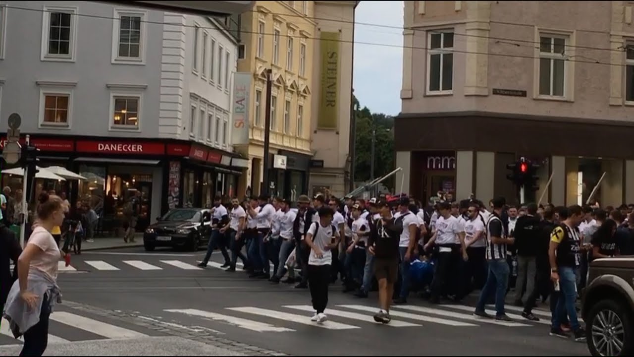 ULTRAS AND FANS: BASEL ULTRAS IN AUSTRIA FOR CHAMPIONS LEAGUE ...