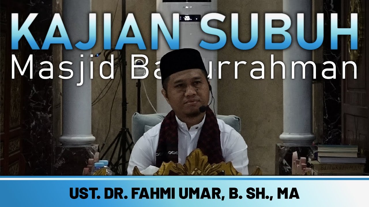 PERTANYAAN IMAM AL GHAZALI | Ust. Dr. Fahmi Umar, B.SH., MA - YouTube