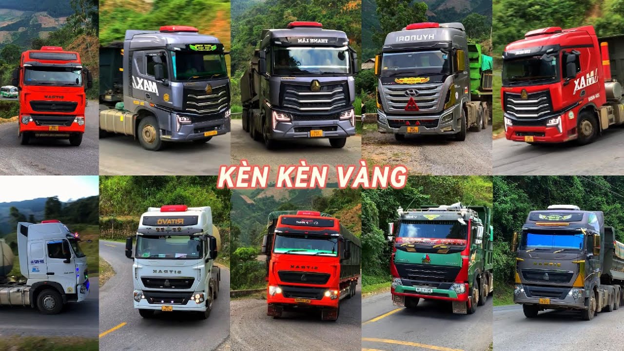 Quả Còi Kinh Điển, Xe Tải Chích Kèn Ong Vàng, Kèn Basuri 2025 - YouTube
