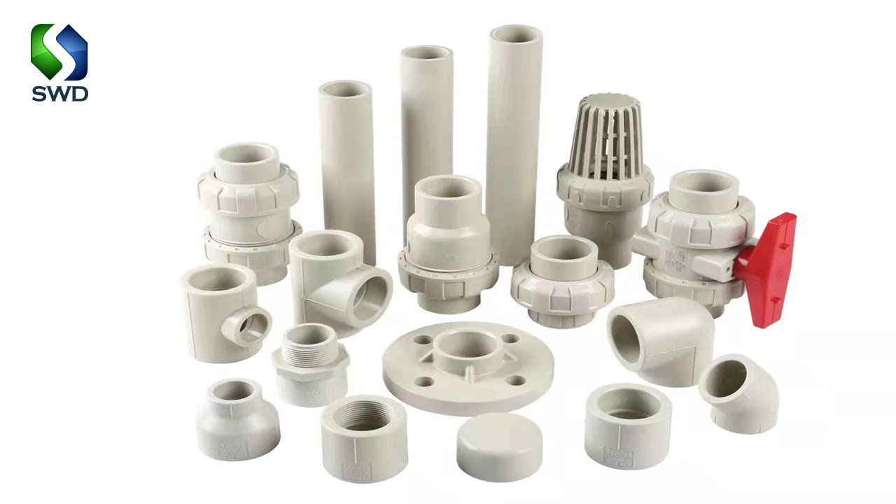 PPH pipe fittings for high acid and alkali chemical industry . please ...