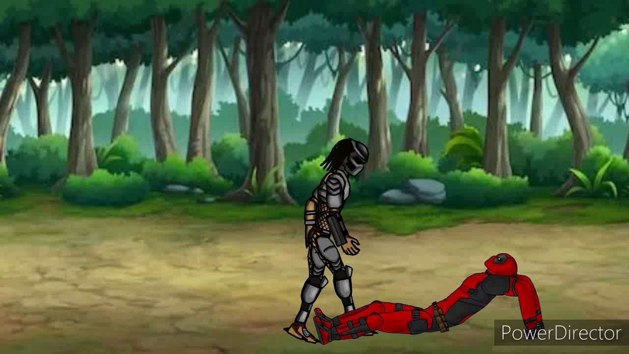 deadpool vs predator (no part 2) - YouTube