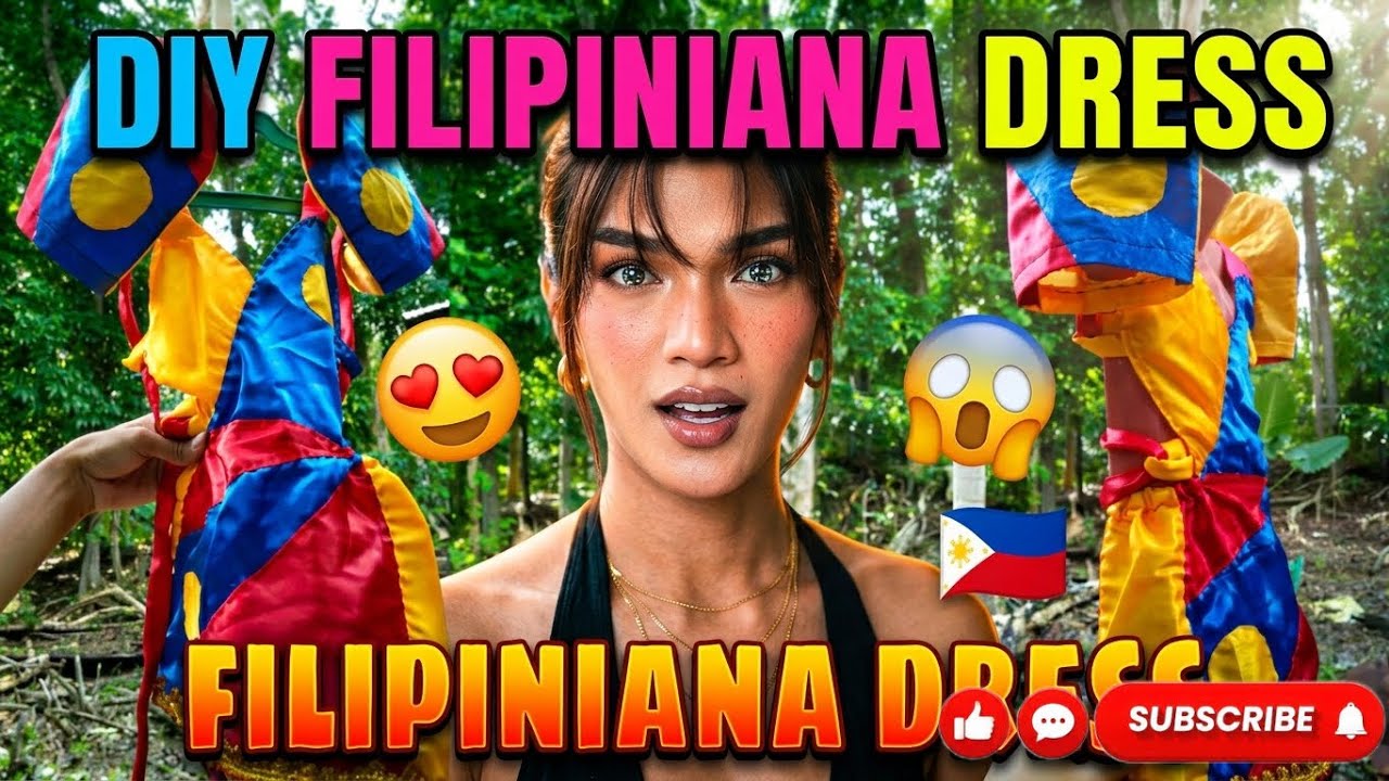 DIY FILIPINIANA DRESS FOR KIDS INSPIRED PHILIPPINES FLAG😍👗💗 ...