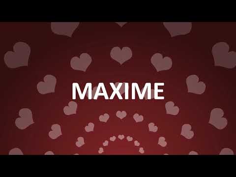 HAPPY BIRTHDAY MAXIME