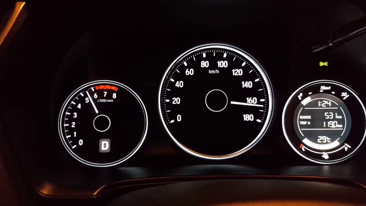 Honda Brv 1.5 v performances test - YouTube