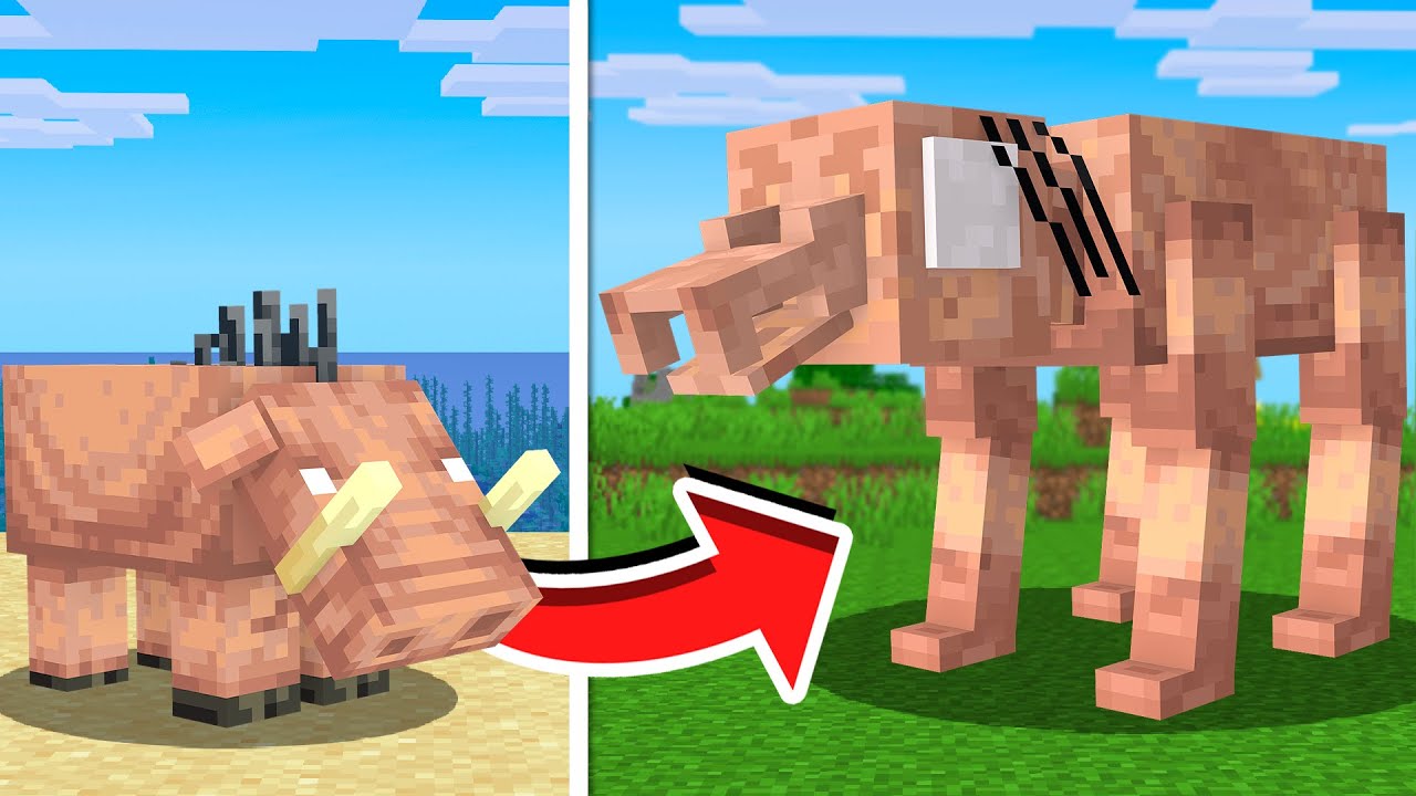 Eu fiz os Mobs em PERSONAGENS ASSUSTADORES no MINECRAFT o Filme - YouTube