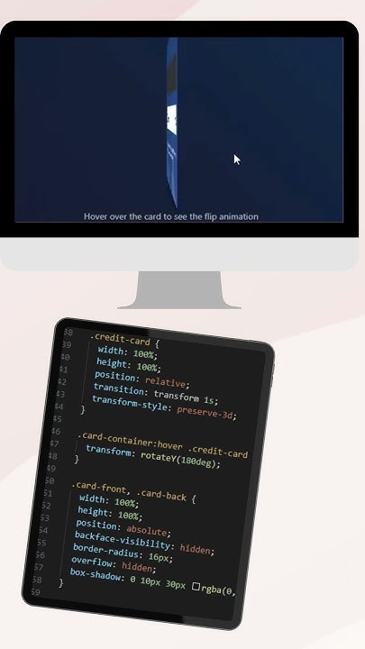 Card Flip Animation with CSS #animation #frontendcourse #coding #programming - YouTube