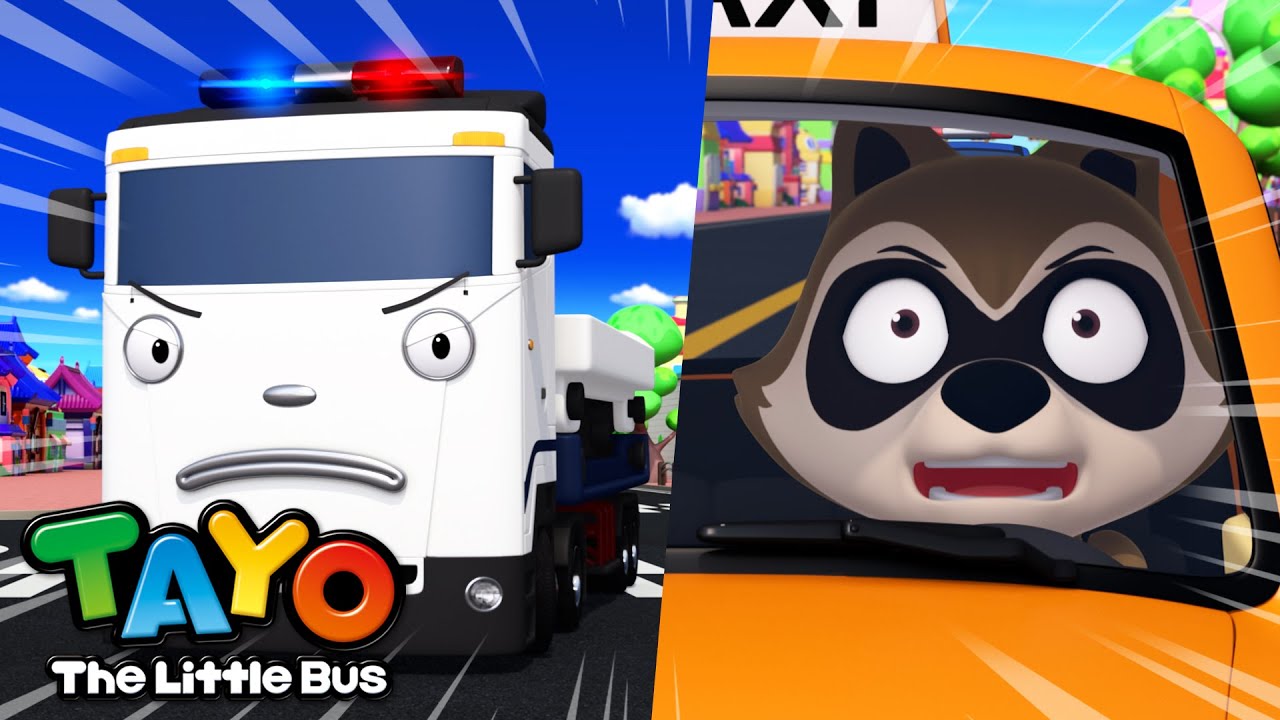 Super Police Car caught Bad Raccoon! | Rescue Team Stories | Cartoon ...