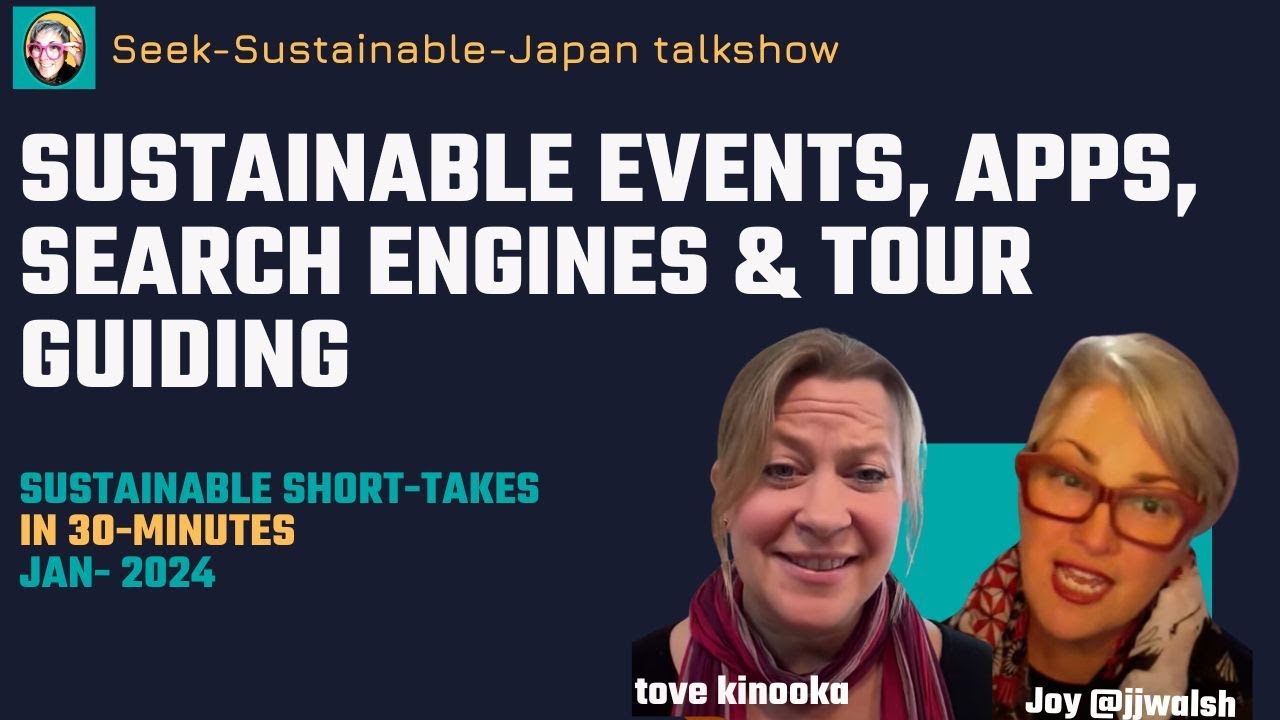 Sustainable Events, Apps, Search Engines & Tour Guiding | Short-Takes with Joy & Tove - YouTube