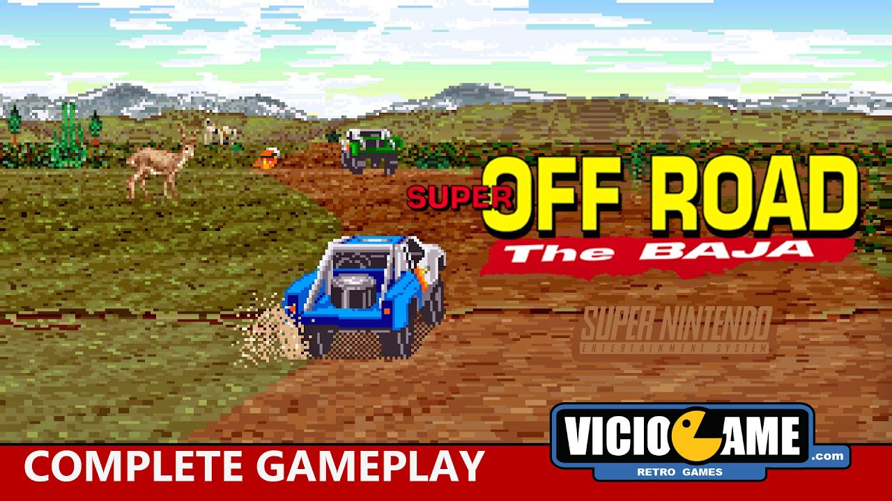 🎮 Super Off Road: The Baja (Super Nintendo) Complete Gameplay - YouTube