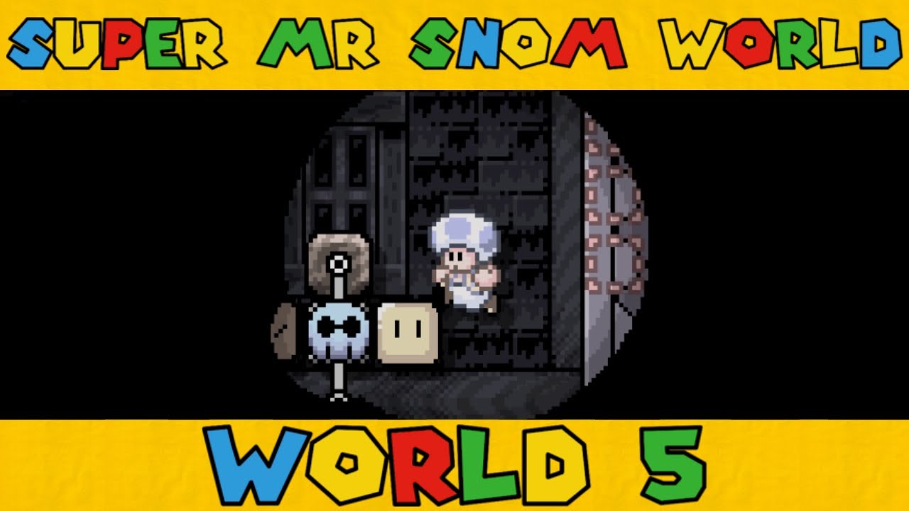 Hello Darkness My Old Friend… - Super Mr Snom World 5 - Super Mario ...