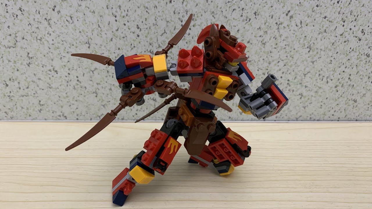 LEGO MECH 31088 + 31073 + 70827 -NINJA SIX-EDGED - YouTube
