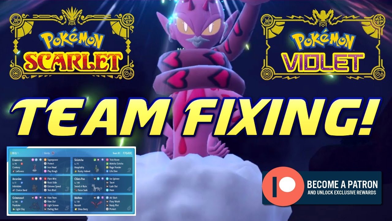Fixing YOUR Teams! Pokemon VGC Scarlet & Violet Regulation E ...