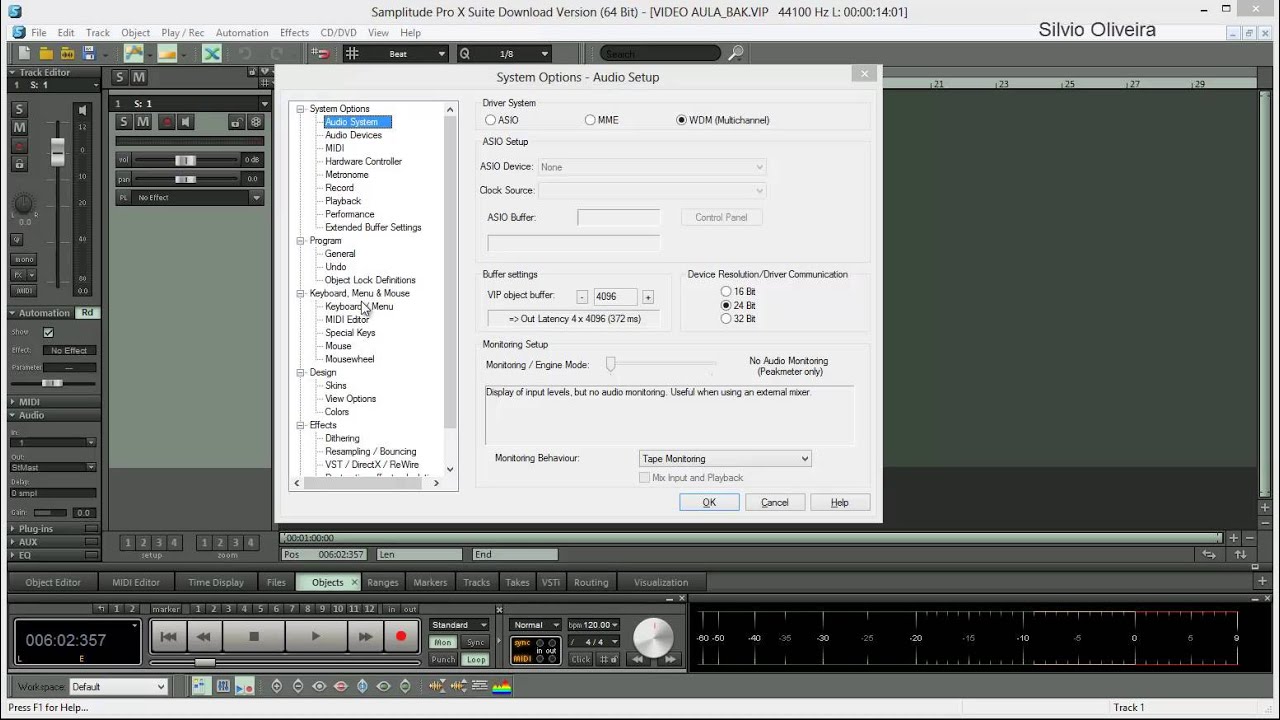 Samplitude Pro X Menus e Atalhos - YouTube