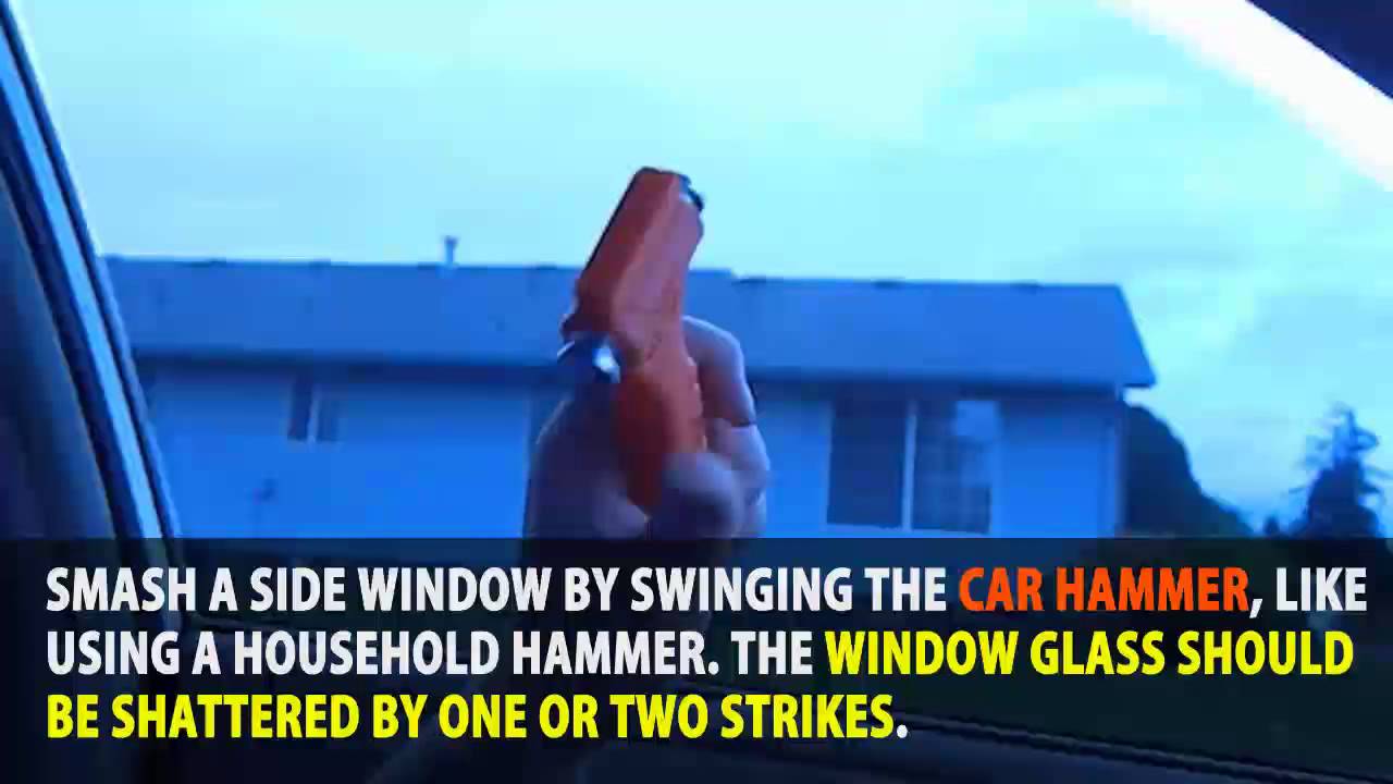 Car Window Breaker - Car Hammer Escape Hammer - Video Training - YouTube