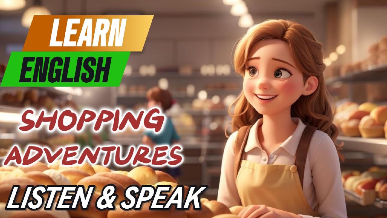 Shopping Adventures | Improve Your English | English Listening Skills ...