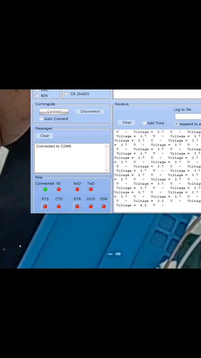 Convert ADC value input to voltage and display on PC using PIC16F877A microcontroller. - YouTube