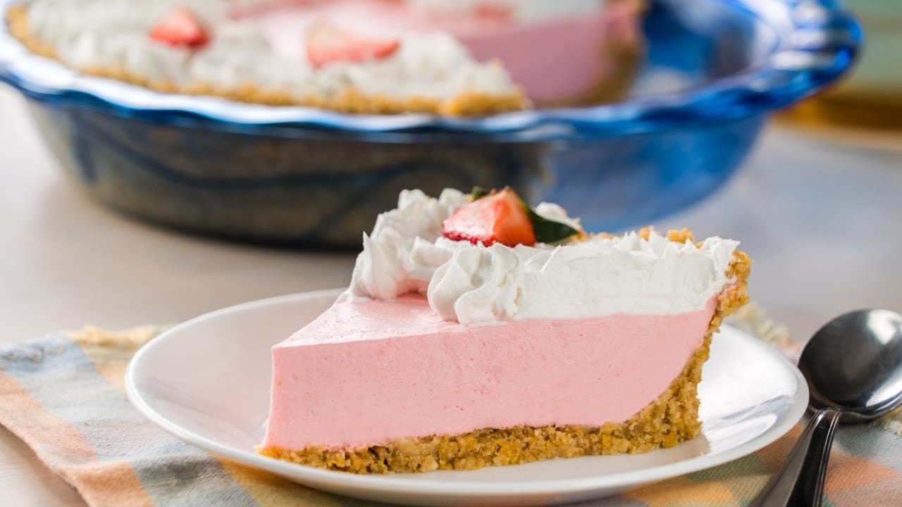 Pay de fresa fácil - YouTube