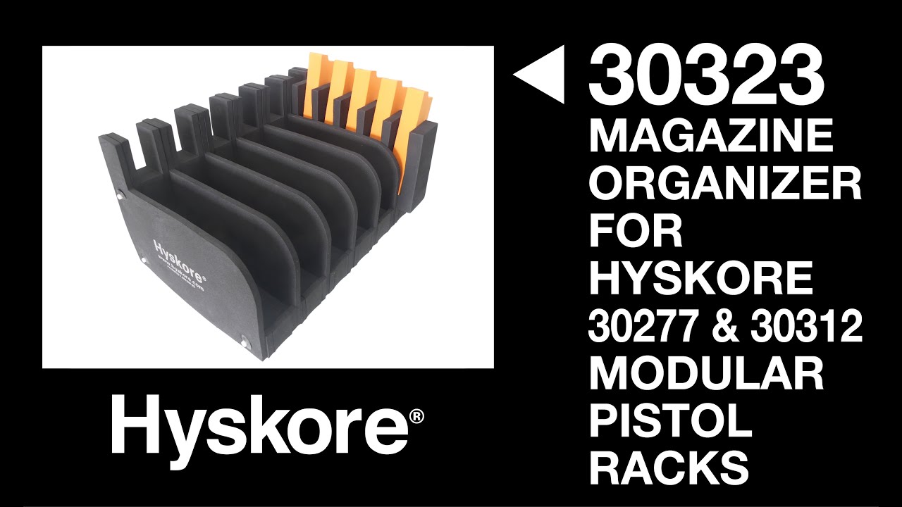 How to Make a Hyskore 6 Gun Pistol Rack Better – Add the 30323 Magazine ...