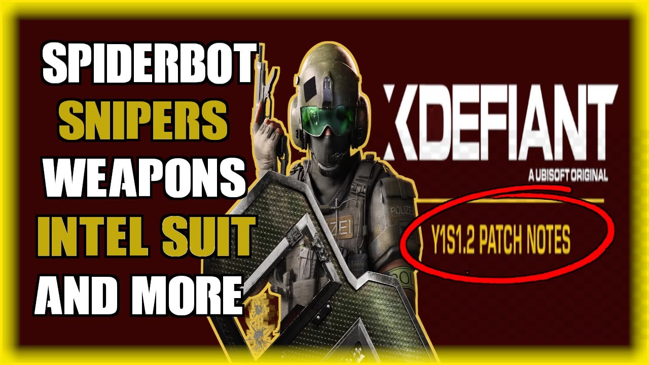 XDefiant New Patch Notes - Spiderbot, Intel Suit, Weapon Tuning, and ...