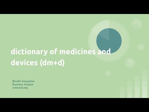 Dictionary of Medicines and Devices (dm+d) - YouTube