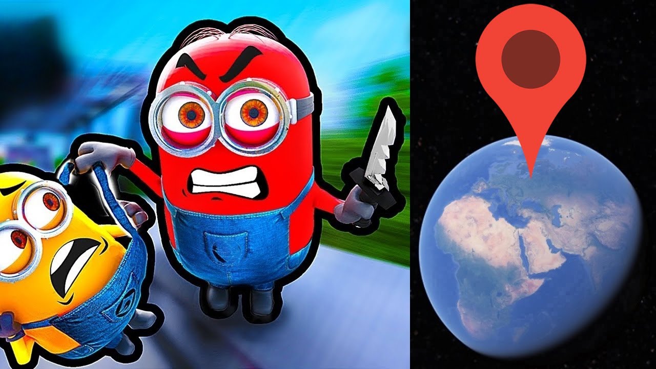 MINION IMPOSTOR on Google Earth and Google Maps - YouTube