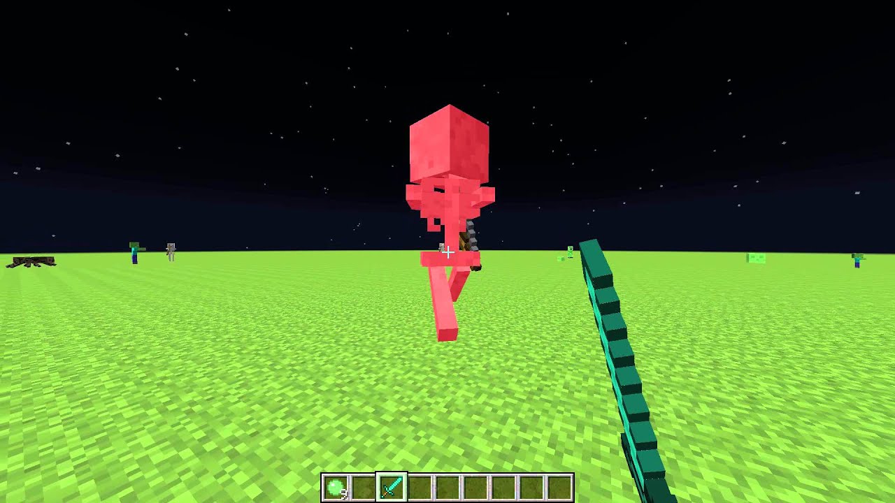 How to kill a skeleton in Minecraft?! - YouTube