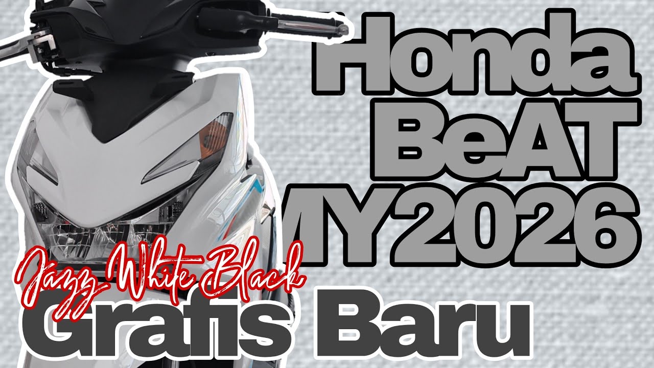 Ini Dia, Honda Beat Warna Putih Terbaru MY2026 - YouTube