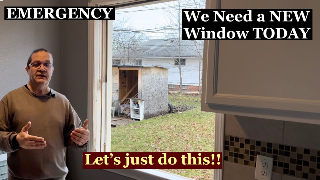 HOW TO install a window in an Emergency - YouTube