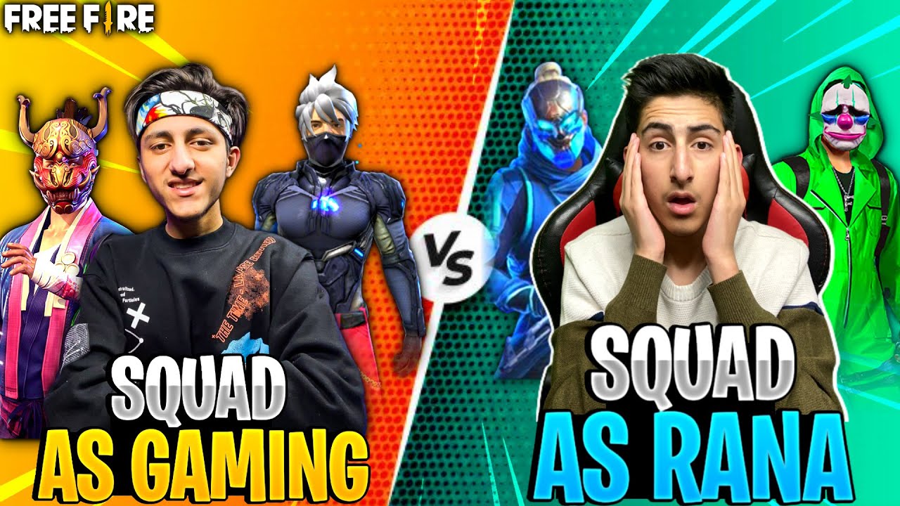 AS Gaming Squad Vs As Rana Squad 4vs4 Clash Squad Match Garena Free ...